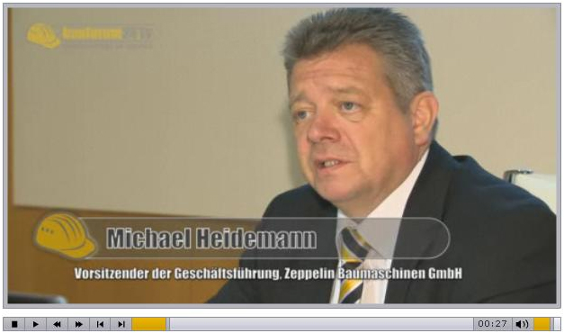 Video: Pressekonferenz Zeppelin Baumaschinen GmbH- bauma 2010 ...